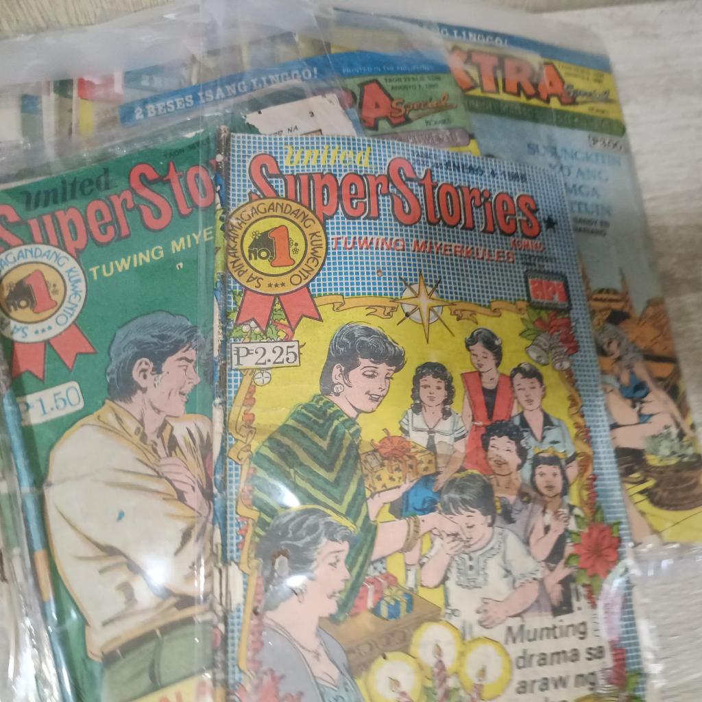 LOT/SET of 22 komiks (damaged but have some readable stories) - tagalog ...
