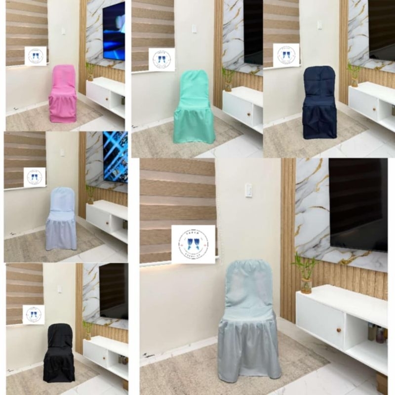 Monoblocks Seat Cover Plain Geena Fabric Cover ng Upuan Ruby or Uratex ...