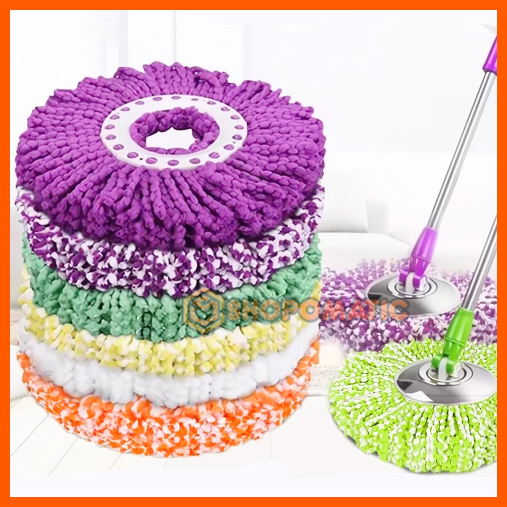 Microfiber 360 Magic Mops Head Replacement 16cm\14cm Original Refill ...