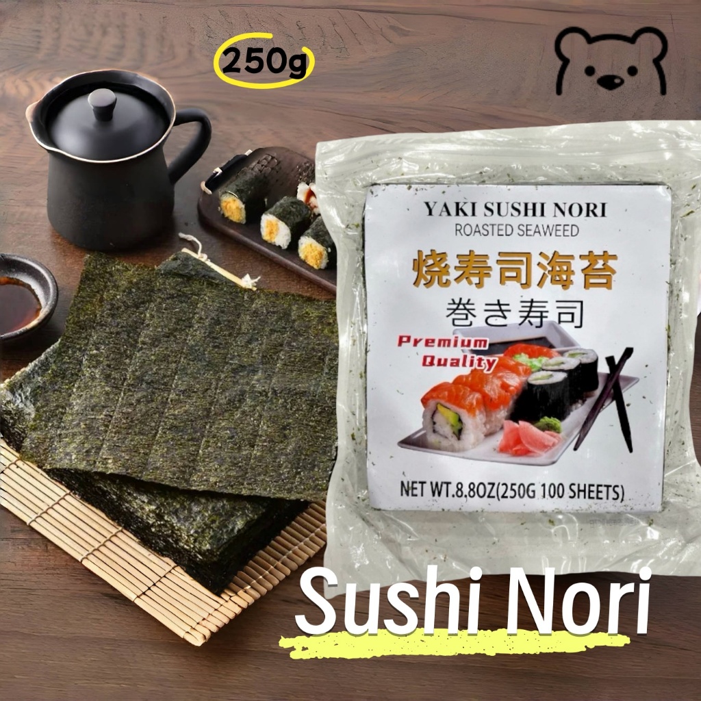 Yaki Sushi Nori Roasted Seaweed/Nori Wrapper - Class A and B - 100sheets / pack-Kimbap Maki ...