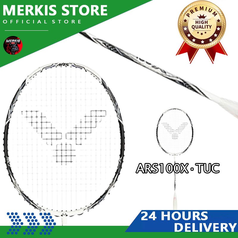 VICTOR ARS100X·TUC Badminton Racket 4U Full Carbon Fiber First Choice ...