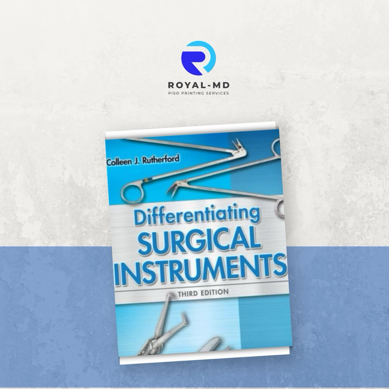Differentiating Surgical Instruments 3rd edition | Shopee Philippines