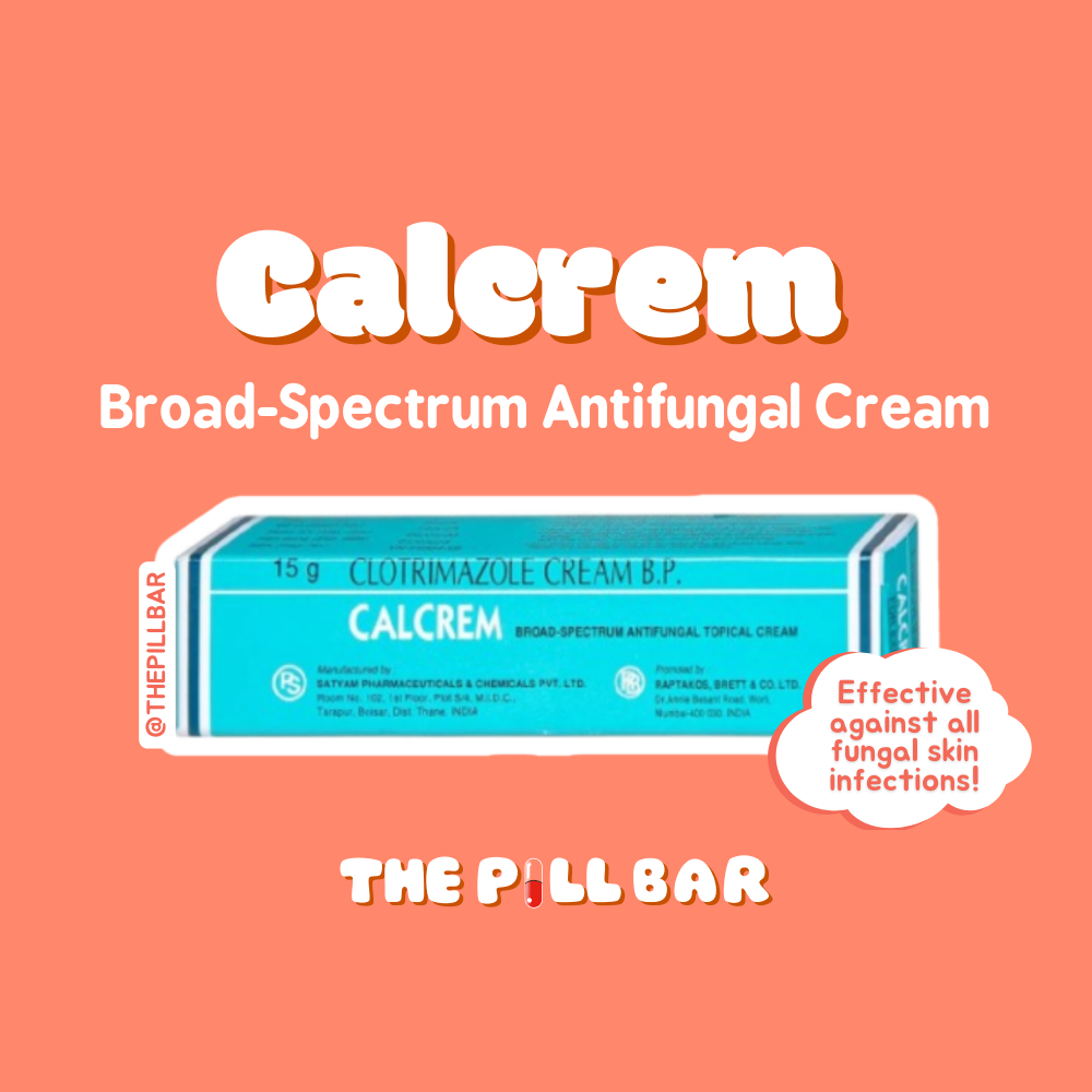Calcrem Broad Spectrum Topical Antifungal Cream for Foot Fungus, Skin ...