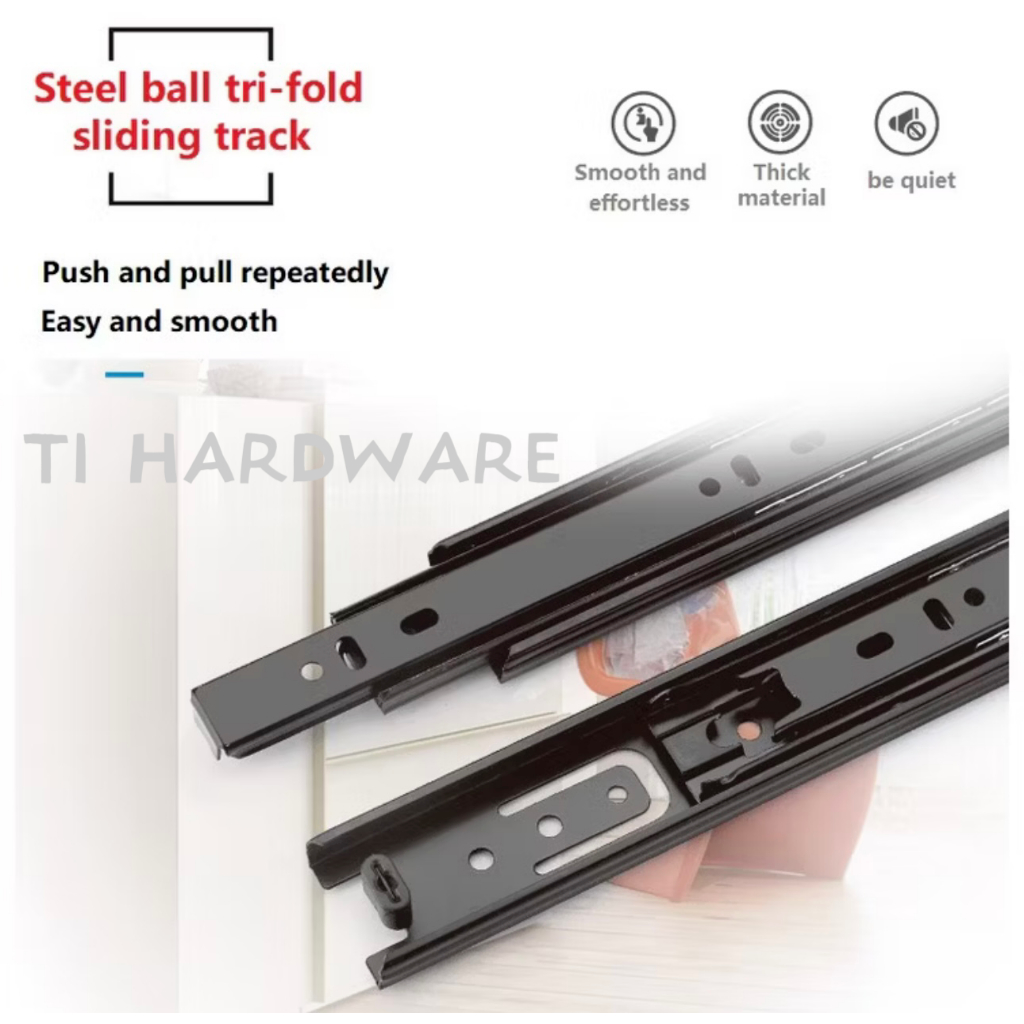 Drawer Slider Heavy Duty Drawer Guide Soft Close Drawer Slide Keyboard ...