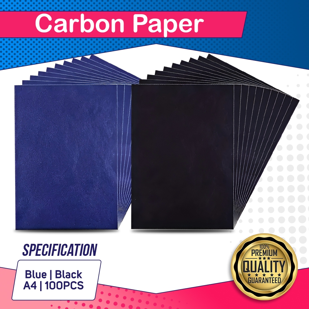100Sheets Carbon Paper A4 Size | Shopee Philippines