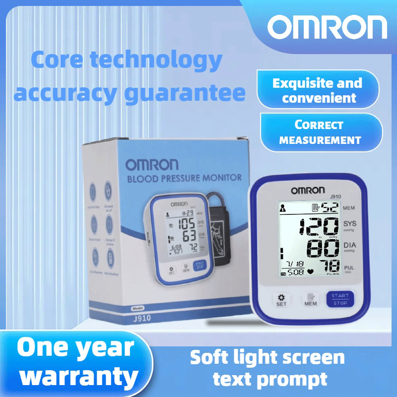 Omron Digital Blood Pressure Monitor Automatic One-Click Bp Monitor ...