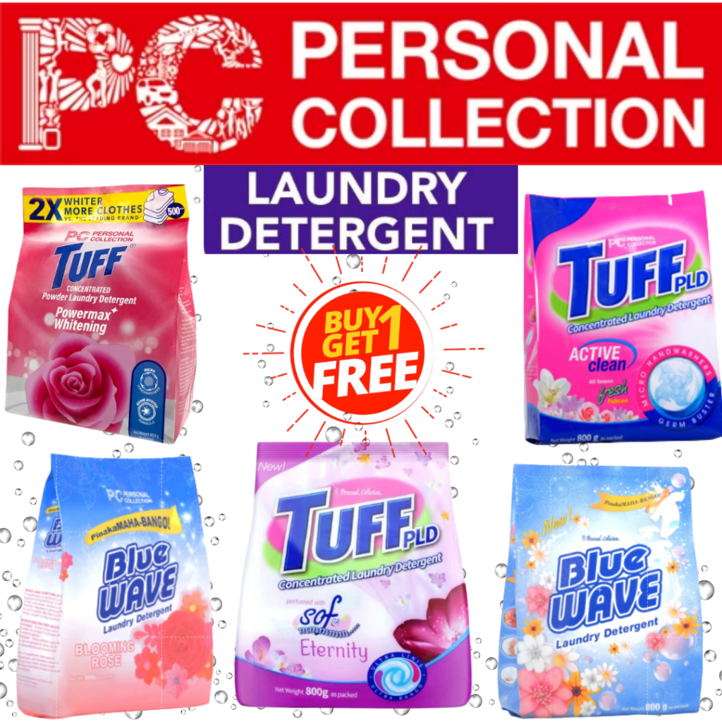 PERSONAL COLLECTION Blue Wave Laundry Detergent Powder 800g | Shopee ...