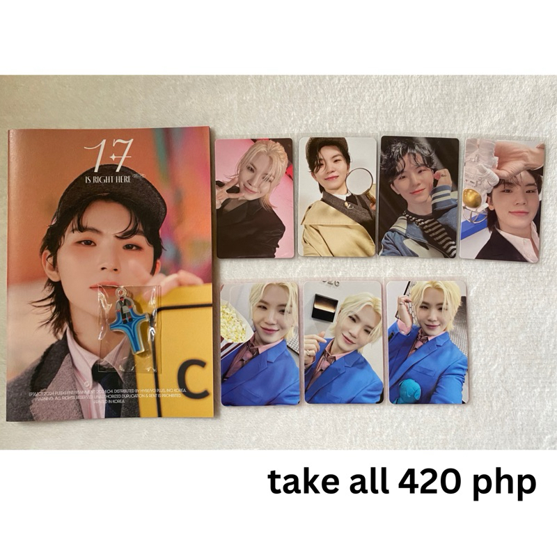 Seventeen woozi set take all photocards pc | Shopee Philippines