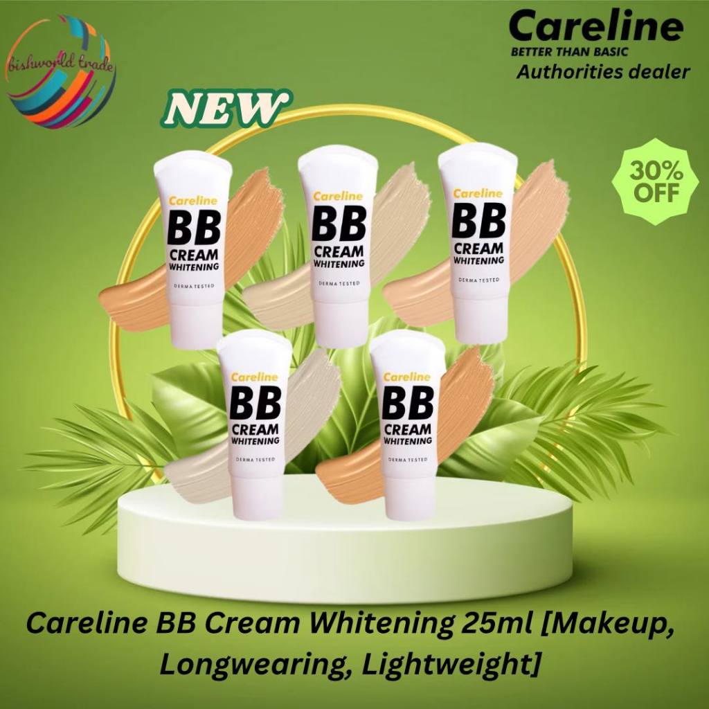 Careline BB Cream Whitening 25ml [Makeup, Longwearing, Lightweight ...
