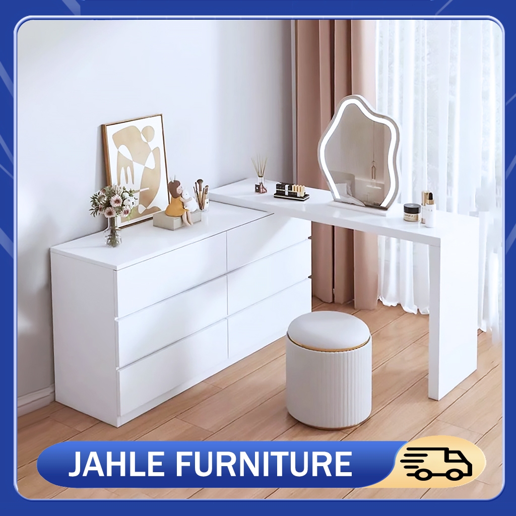 (No chair)Dressing cabinet Bedroom dressing table and chest of drawers ...