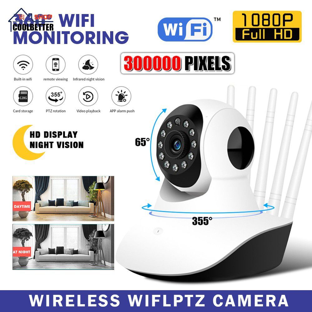 V380 Pro BUY 1 TAKE 1 Dual Cameras Dual Screens Outdoor CCTV connect cellphone waterproof two ...