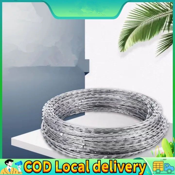 10 Meters Combat Wire | Military Wire | Razor Wire 【Perimeter Anti-rust ...
