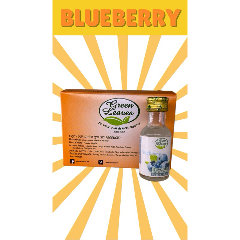 Blueberry Essence Food Flavoring for Baking Beverages Desserts Ice ...
