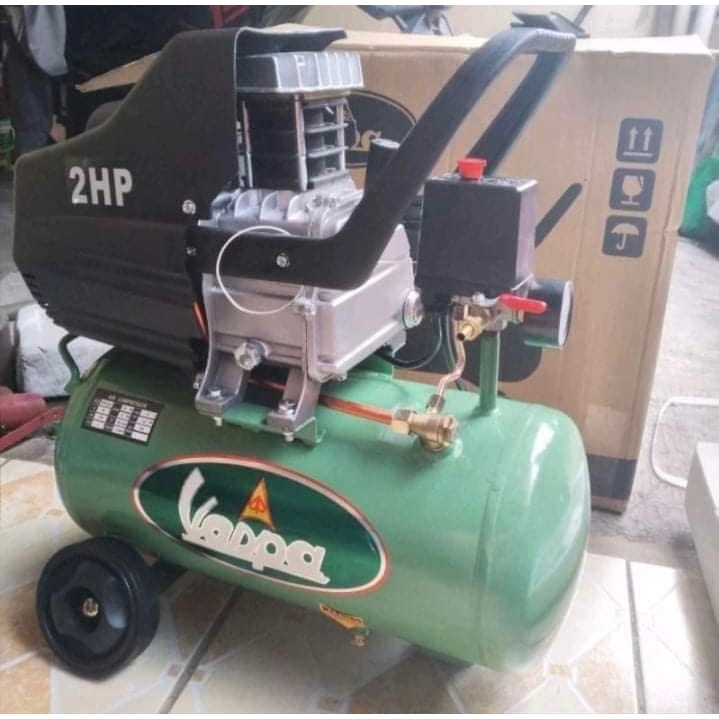 BRAND NEW VESPA PORTABLE 2HP DIRECT COUPLE AIR COMPRESSOR | Shopee ...