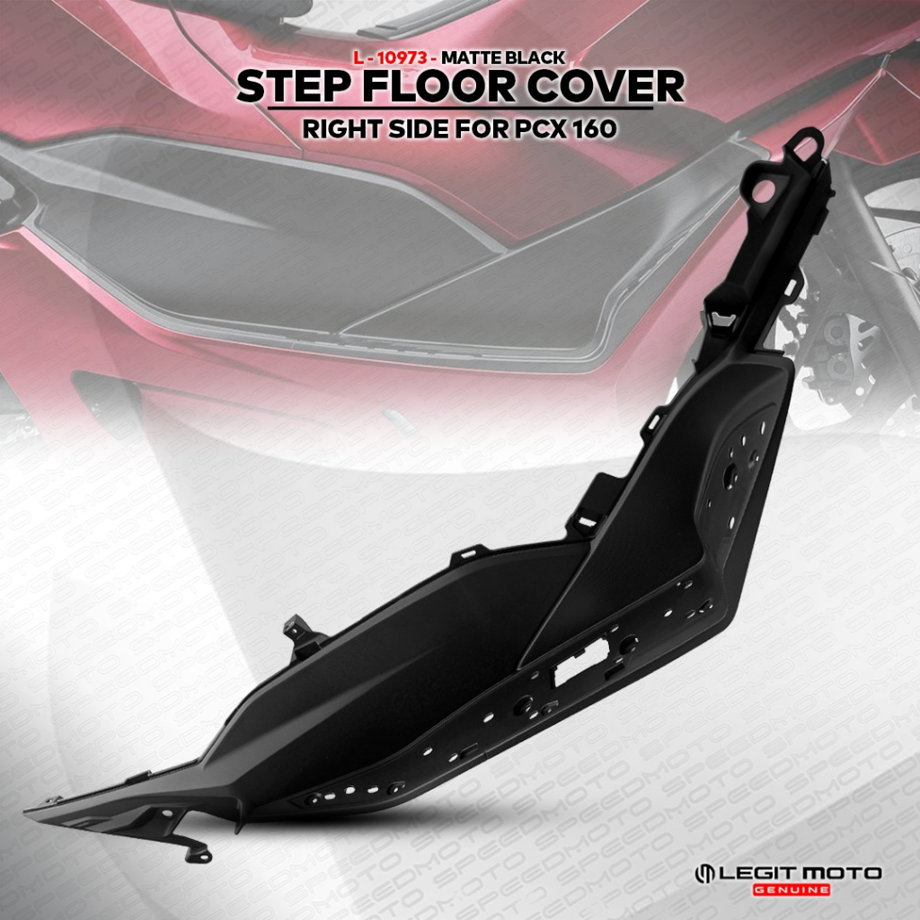 LEGITMOTO HONDA PCX 160 V1 STEP FLOOR COVER MATTE BLACK LEFT / RIGHT ...
