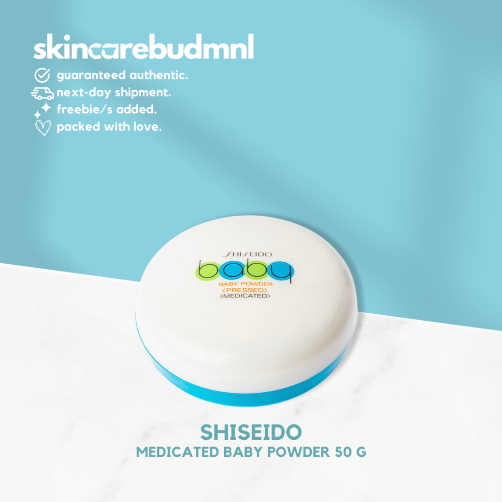 Shiseido Medicated Baby Powder 50 g by skincarebudmnl | Shopee Philippines