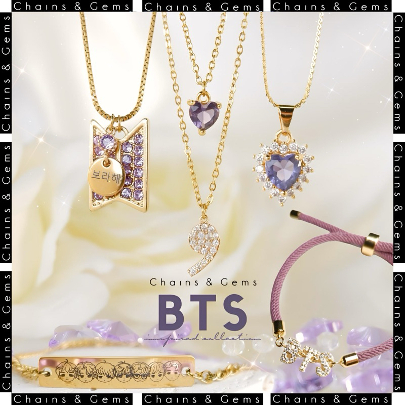KPOP | BTS Inspired Necklaces, Bracelets, & Earrings | NO Box Included ...