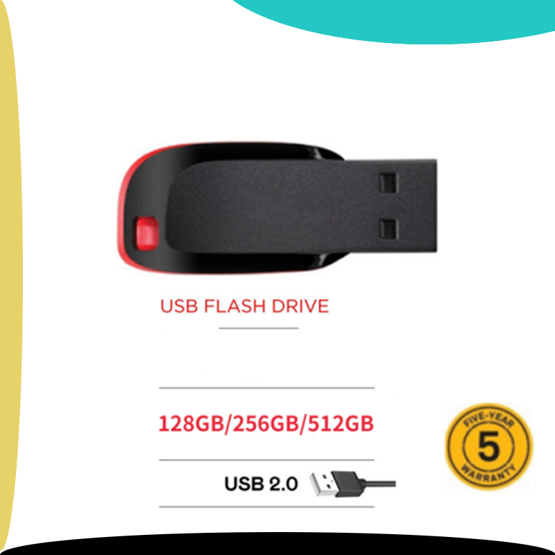 Cruzer Blade Flash Drive USB 2.0 128GB 256GB 512GB（COD） | Shopee ...