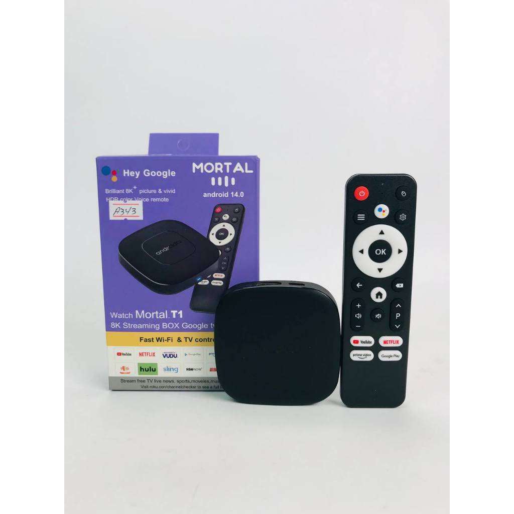 Mortal Ultra HD Android TV Box with - Built-in YouTube + Netflix ...