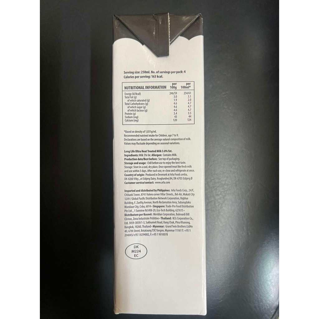 1BOX (10L) ARLA BARISTA FULL CREAM MILK | Shopee Philippines