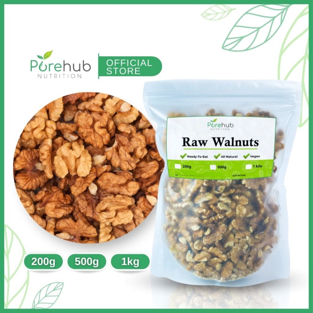 Purehub® Raw Walnuts (USDA Organic) | Shopee Philippines