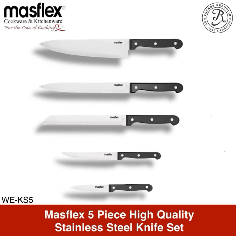 Masflex 5 Piece Knife Set | Shopee Philippines