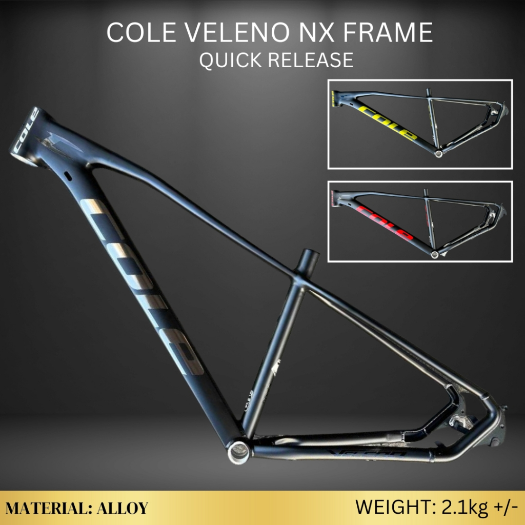 COLE VELENO NX FRAME QUICK RELEASE FOR MOUNTAIN BIKE | Shopee Philippines