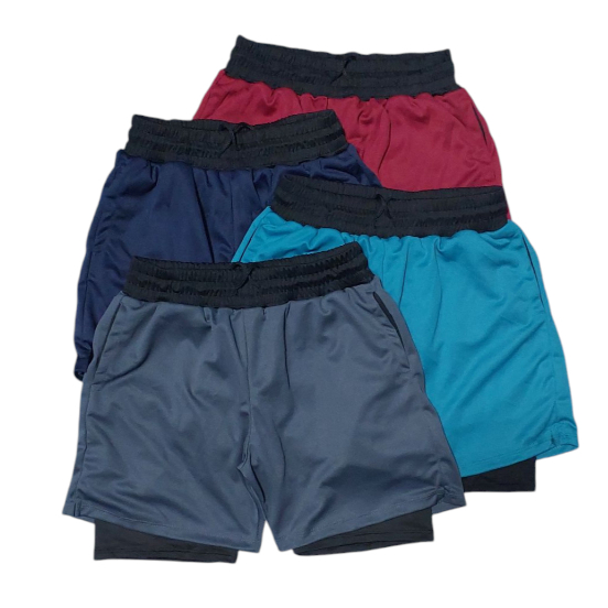 UNISEX SHORTS WITH INNER CYCLING/ABOVE THE KNEE SHORTS | Shopee Philippines