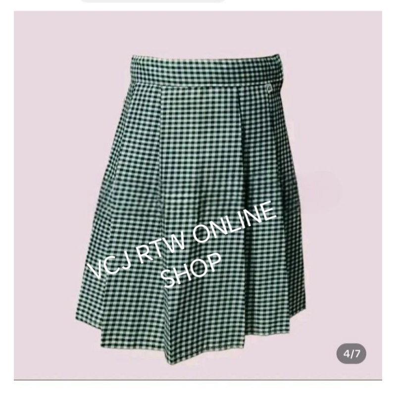 palda checkered green school uniform | Shopee Philippines