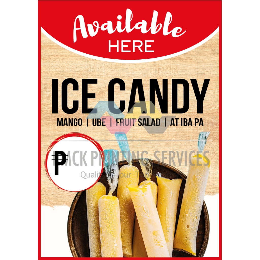 Shop signage ice for Sale on Shopee Philippines