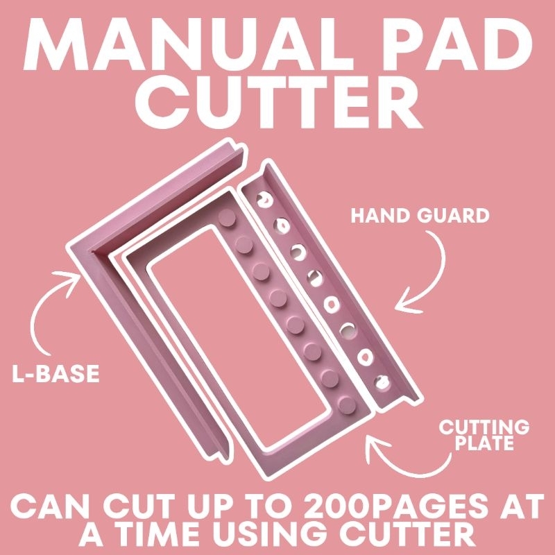 RULER GUIDE | Manual Pad Cutter | 3 in 1 Notepad cutter guide | Pad ...