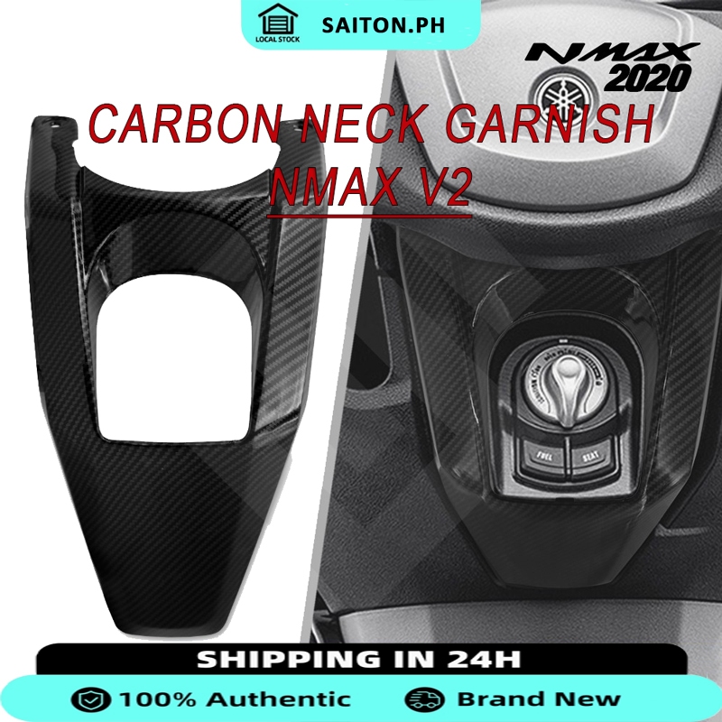 NMAX 2020 /NMAX 2021 NECK GARNISH CARBON IGNITION LOCK CARBON COVER FOR ...
