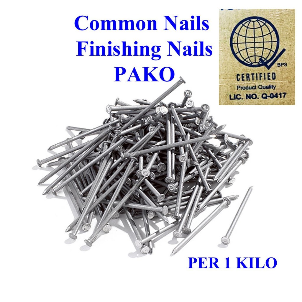 Common Nail Per Kilo Pako May Ulo Approx Per 1 Kilo Local Brand ...