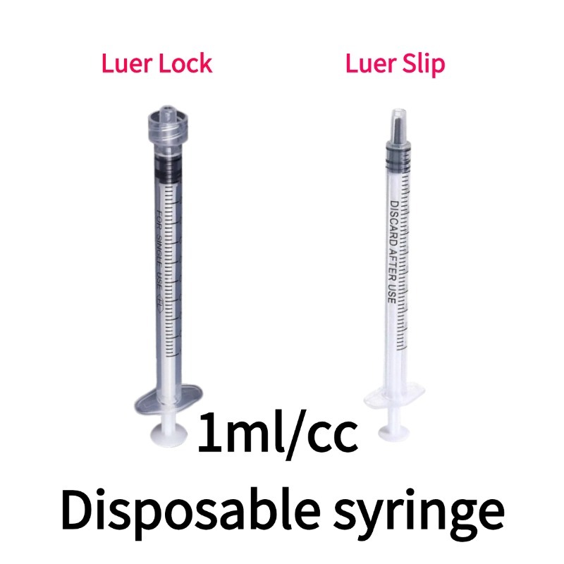 Aseptic individually packaged multifunctional 1ml/cc Luer Lock/Luer ...