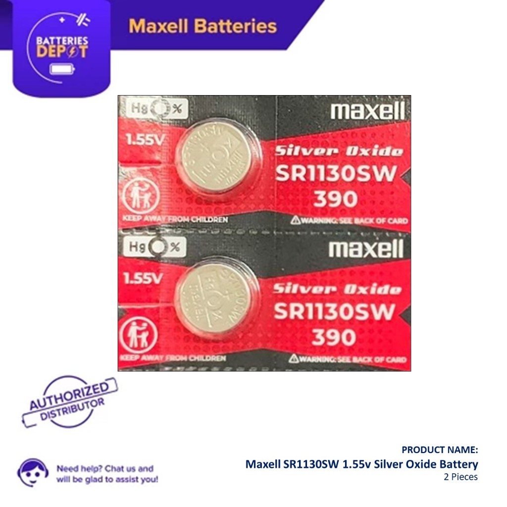 Maxell SR1130SW Silver Oxide Battery (sold by piece) | Shopee Philippines
