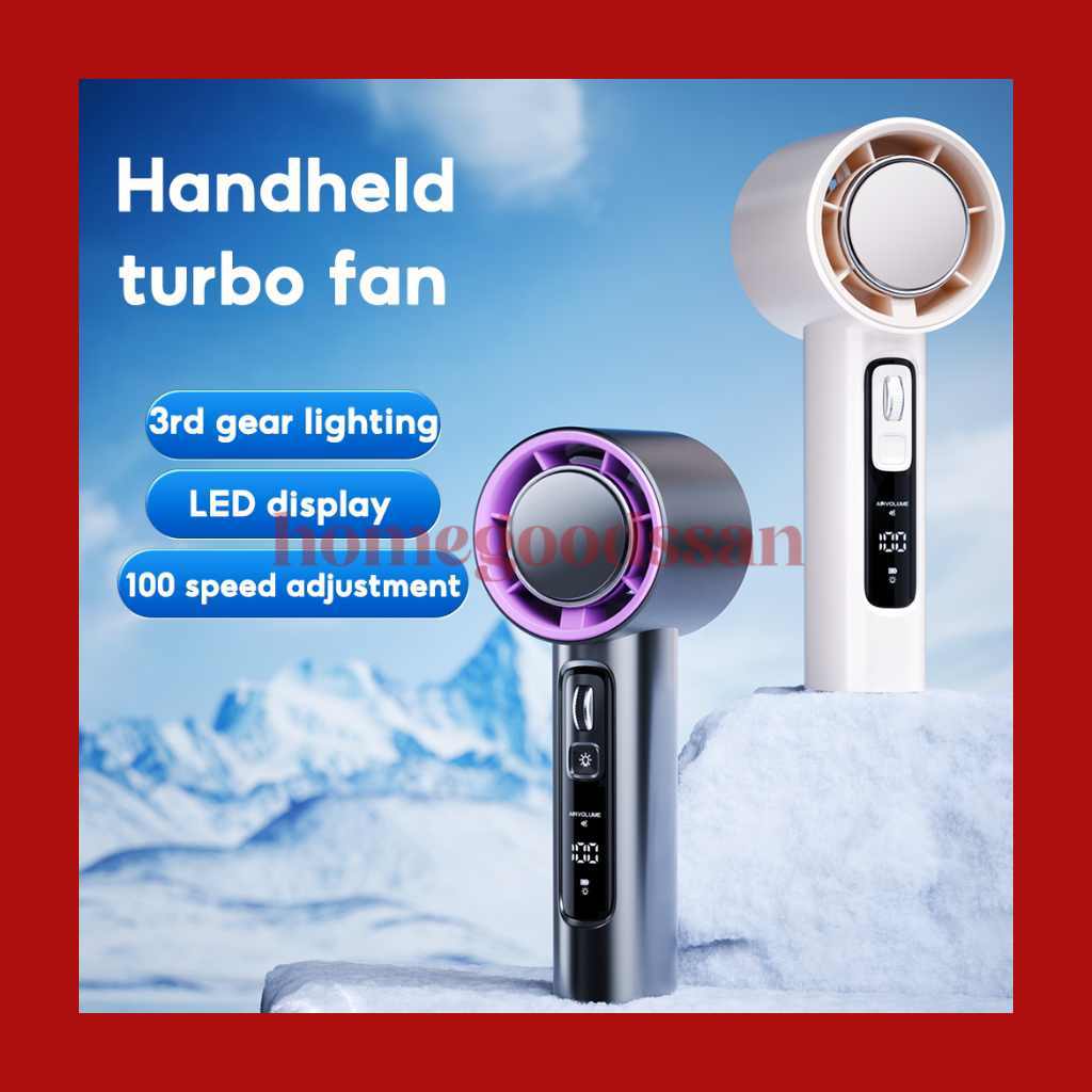 homegoodssan N100 Handheld Turbo Fan 100-speed adjustable high-speed ...