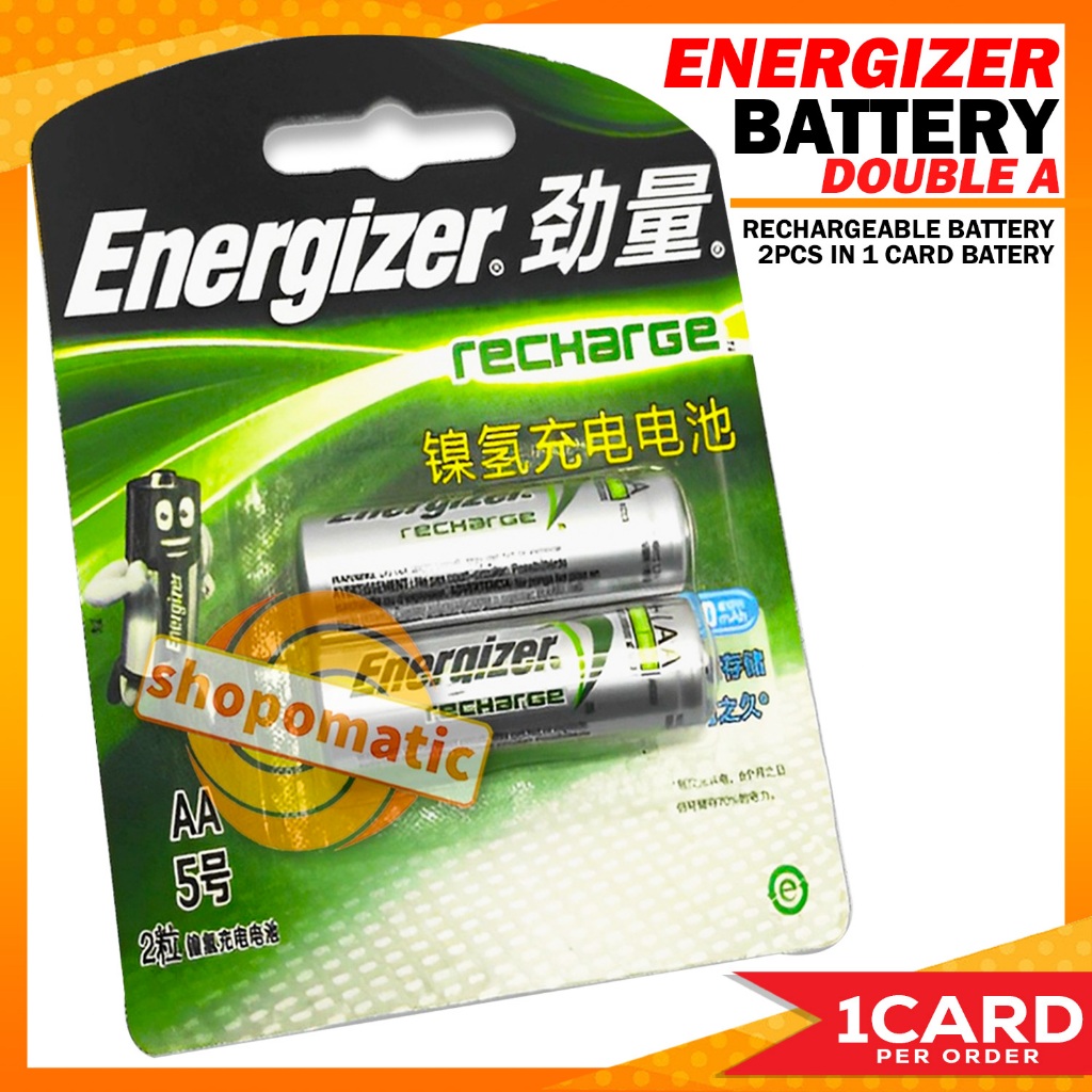 Energizer AA Rechargeable Battery For Electronic/Cameras/Toys | Shopee ...