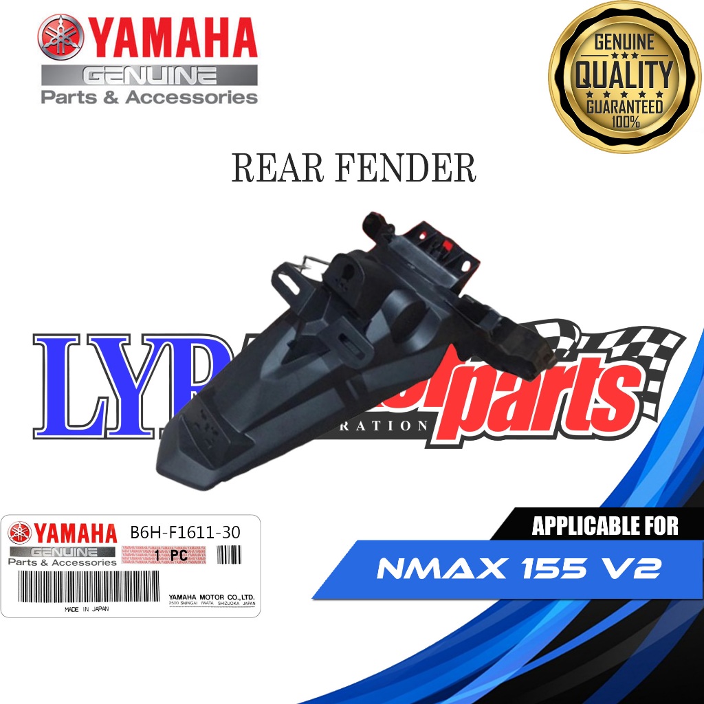 YAMAHA GENUINE REAR FENDER FOR NMAX 155 V2 ( B6H-F1611-30 ) | Shopee ...