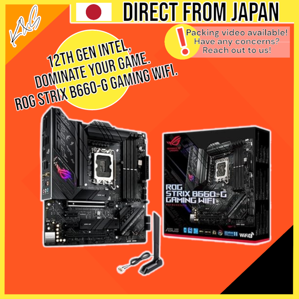 ASUS ROG STRIX B660-G Gaming WiFi, LGA1700, mATX,Intel 12th Gen,B660 ...