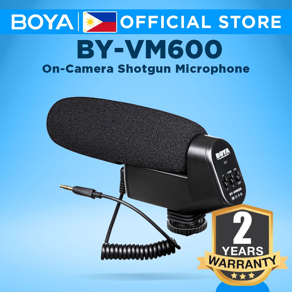 BOYA BY-VM600 Cardioid Directional Condenser On-Camera Microphone ...