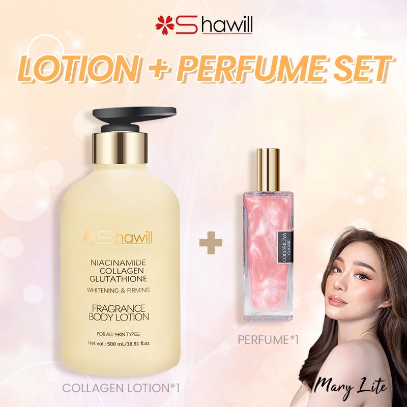 Shawill Glutathione Collagen Lotion Niacinamide Whitening Moisturizing ...