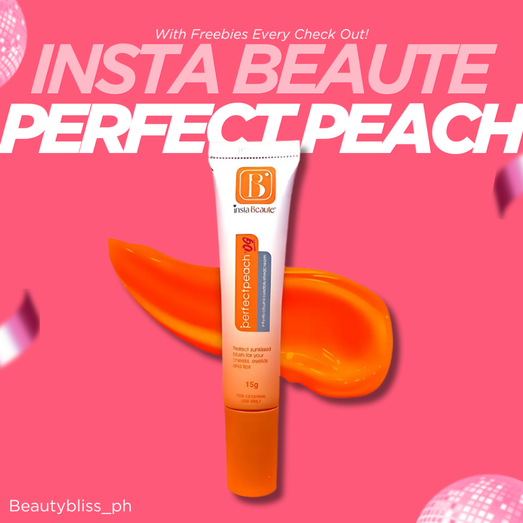 Instabeaute Perfect Peach OG 3in1 Cream Blush | Lip & Eye Color | Long ...