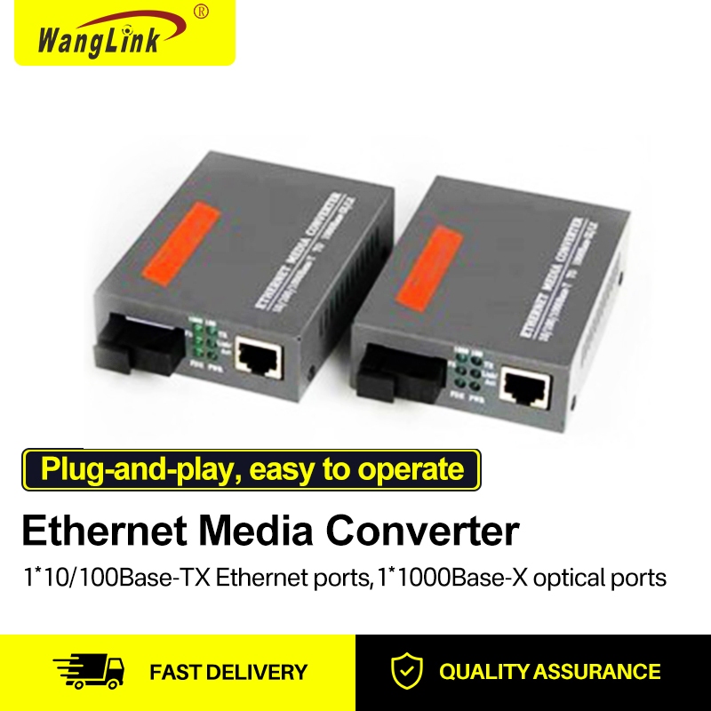 HTB-GS-03 A/B 1000Mbps Gigabit Fiber Optical Media Converter Single ...