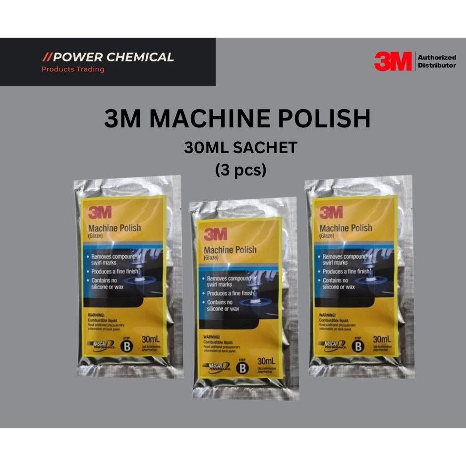 3M MACHINE POLISH SACHET STEP 2 (30ml) | Shopee Philippines