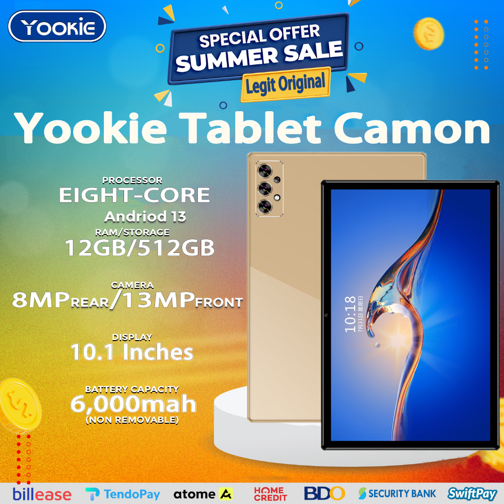 Gaming Tablet Camon 10.1 inch Tab 12+512GB ROM Learning Online Course ...