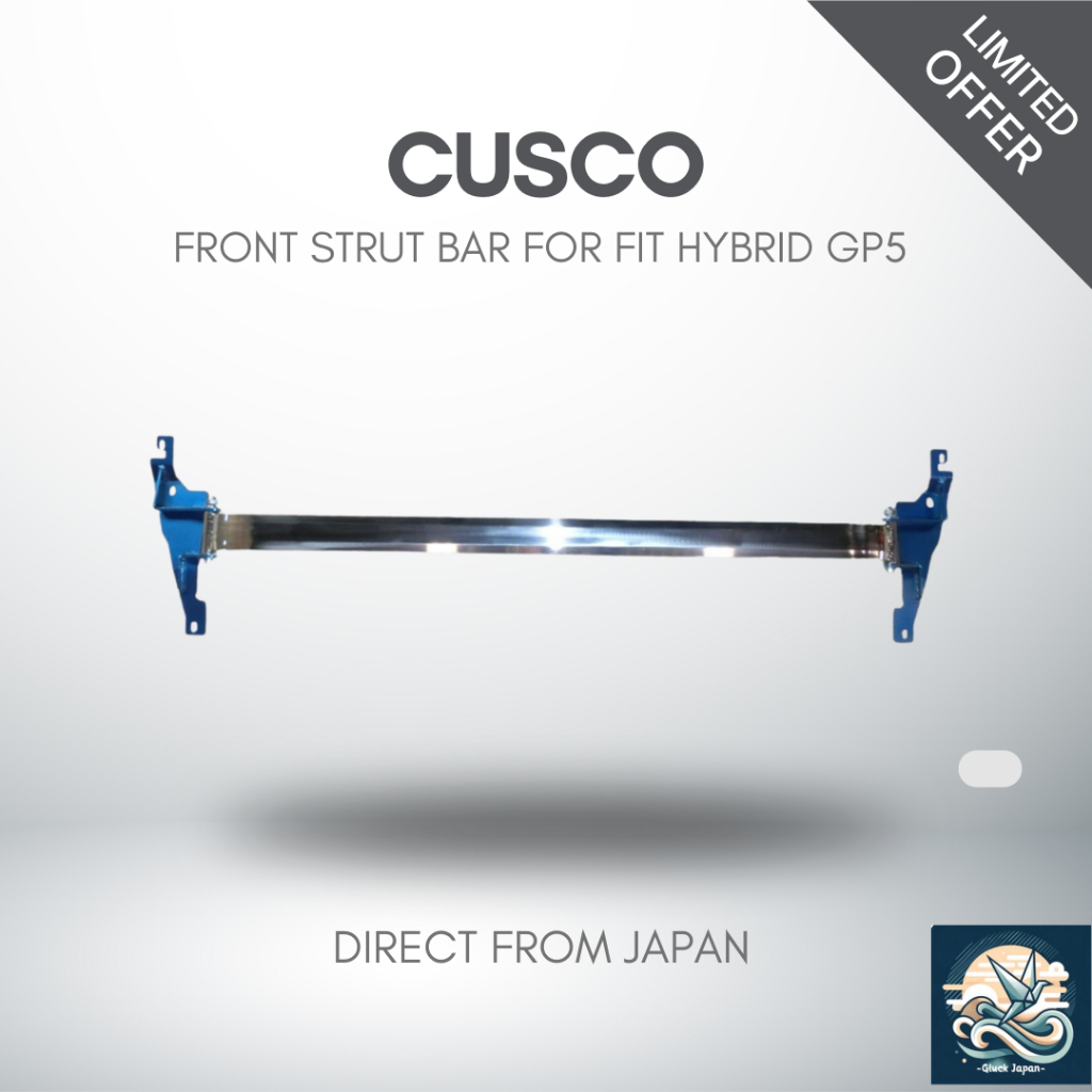 CUSCO Strut Bar Oval Shaft Type OS (Front) for Fit Hybrid GP5 3A2 540 A ...