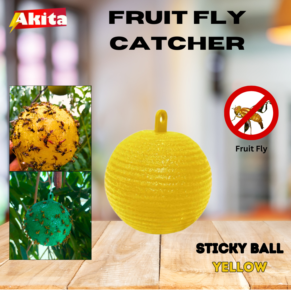 Akita Fly Sticky Ball Fruit Fly Catcher | Shopee Philippines
