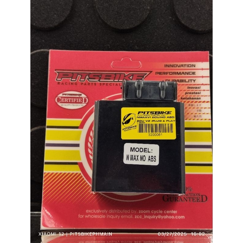 PITSBIKE NMAX V1 ECU VERSION 2(NOT PROGRAMMABLE) ABS & NON ABS | Shopee ...