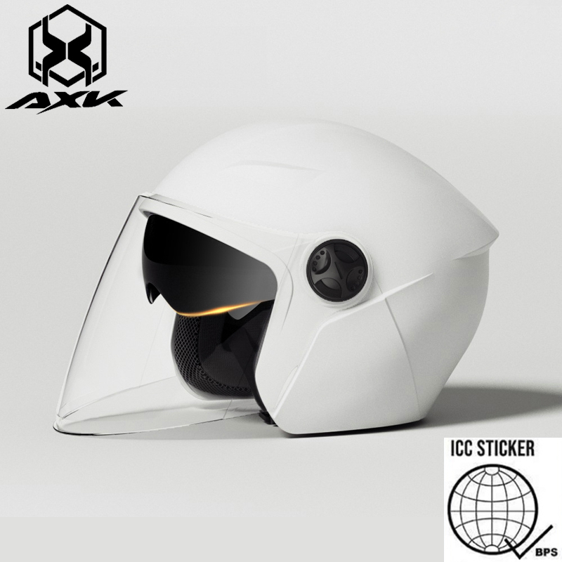 Love House Double Mirror Open Half Face Helmet motorcycle accessories ...