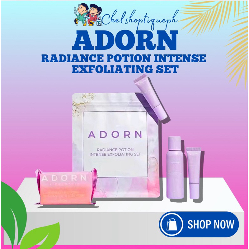 ADORN RADIANCE POTION Intense Exfoliating Kit. | Shopee Philippines